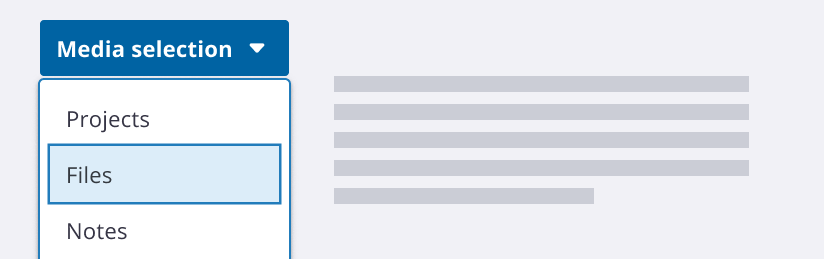 Dropdowns | Trimble Modus Design System