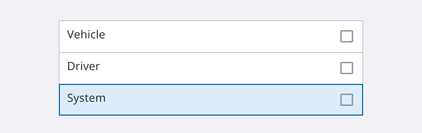 Lists | Trimble Modus Design System