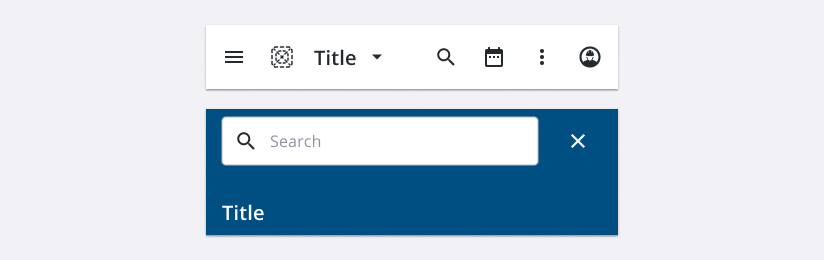 Navbars | Trimble Modus Design System