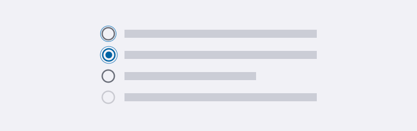Radio Buttons | Trimble Modus Design System